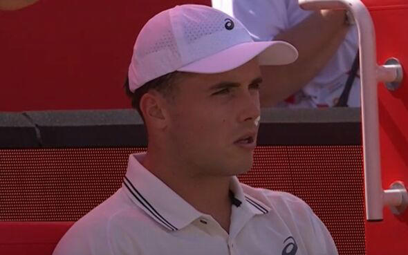 Queen's match stopped suddenly as British star suffers medical issue on ...