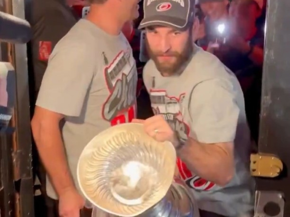 Wild Carolina Hurricanes celebration party leaves dents in Stanley Cup