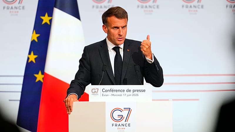 G7 summit: Macron hails 'turning point' on Ukraine as Trump endorses ...