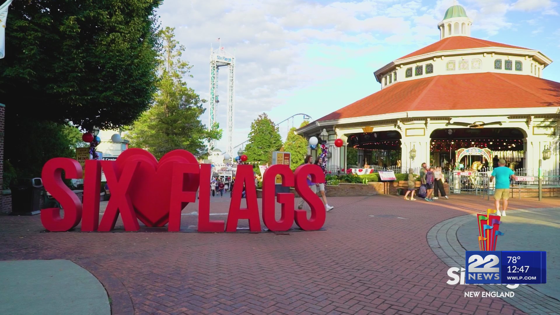Six Flags New England and Hurricane Harbor open daily
