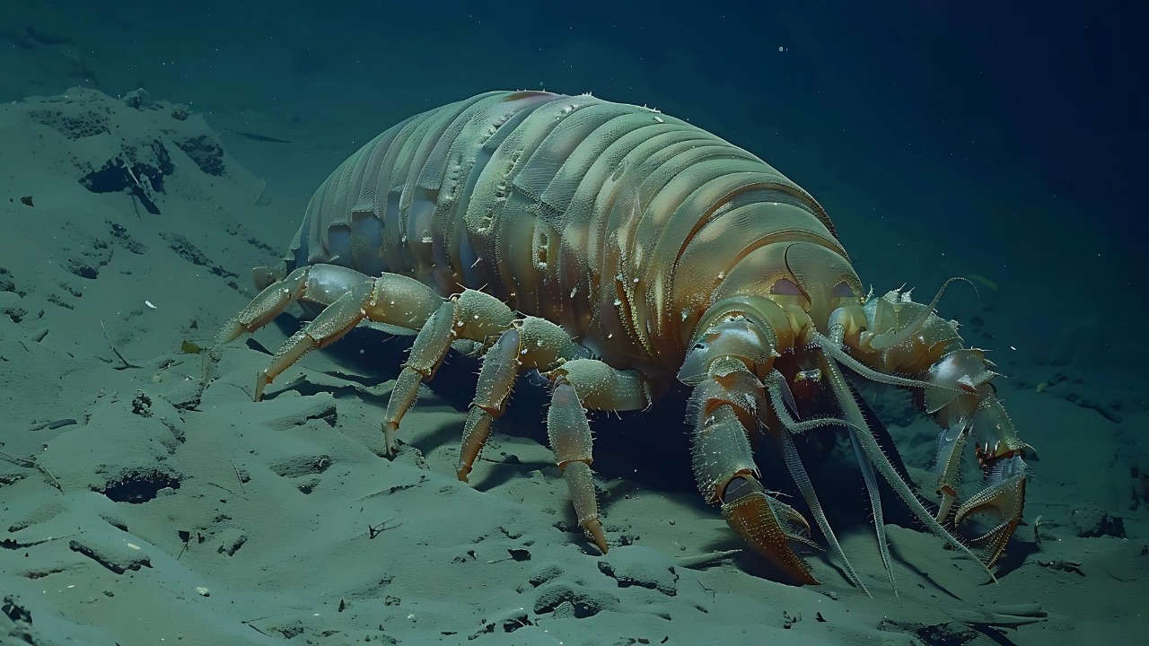 A deep-sea isopod the size of a forearm was so striking biologists ...