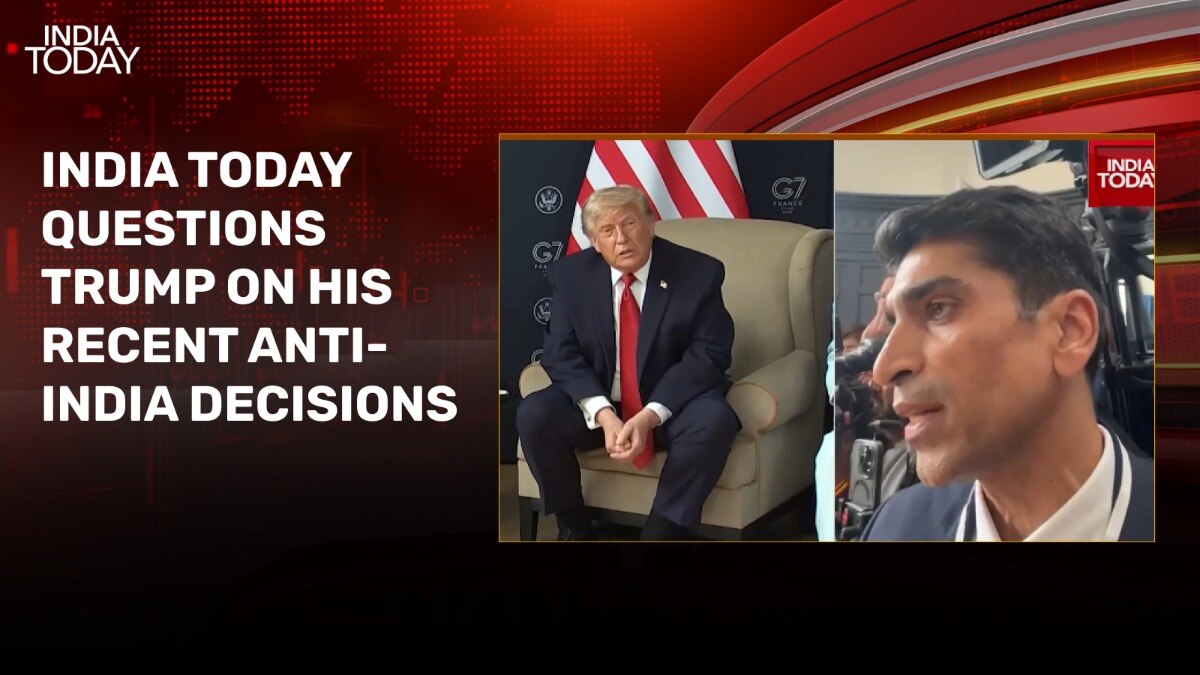 Watch: India Today's Pranay Upadhyaya confronts Trump on his anti-India ...