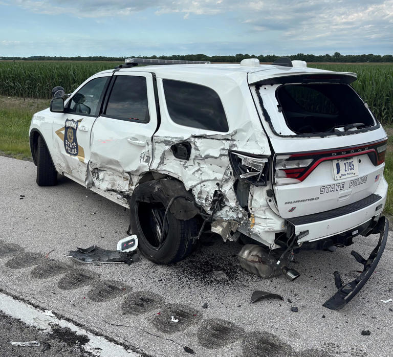 Trooper hit by SUV along US 41; driver cited, not arrested
