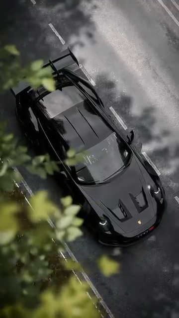 This Porsche build stands out with its sleek all black look