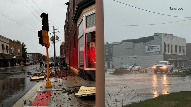 Extensive storm damage, train derailment reported near Monmouth after ...