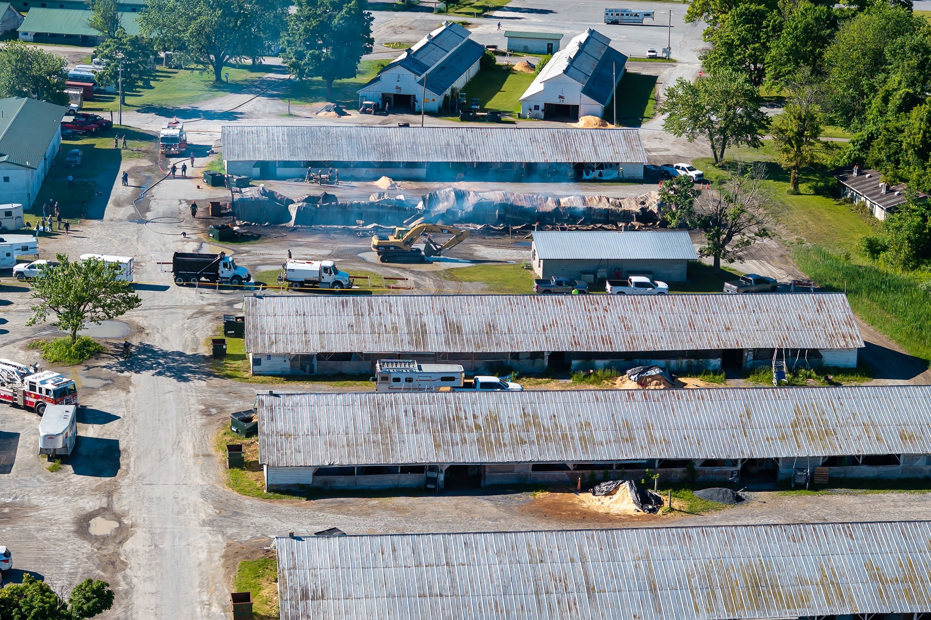 17 horses killed in barn fire in Saratoga Springs, NY
