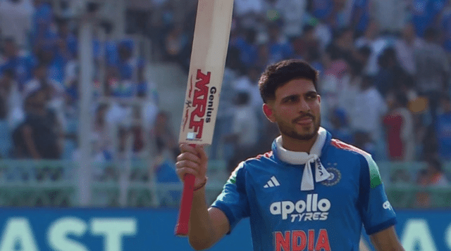 Why was Shubman Gill wearing a white towel around his neck during the ...