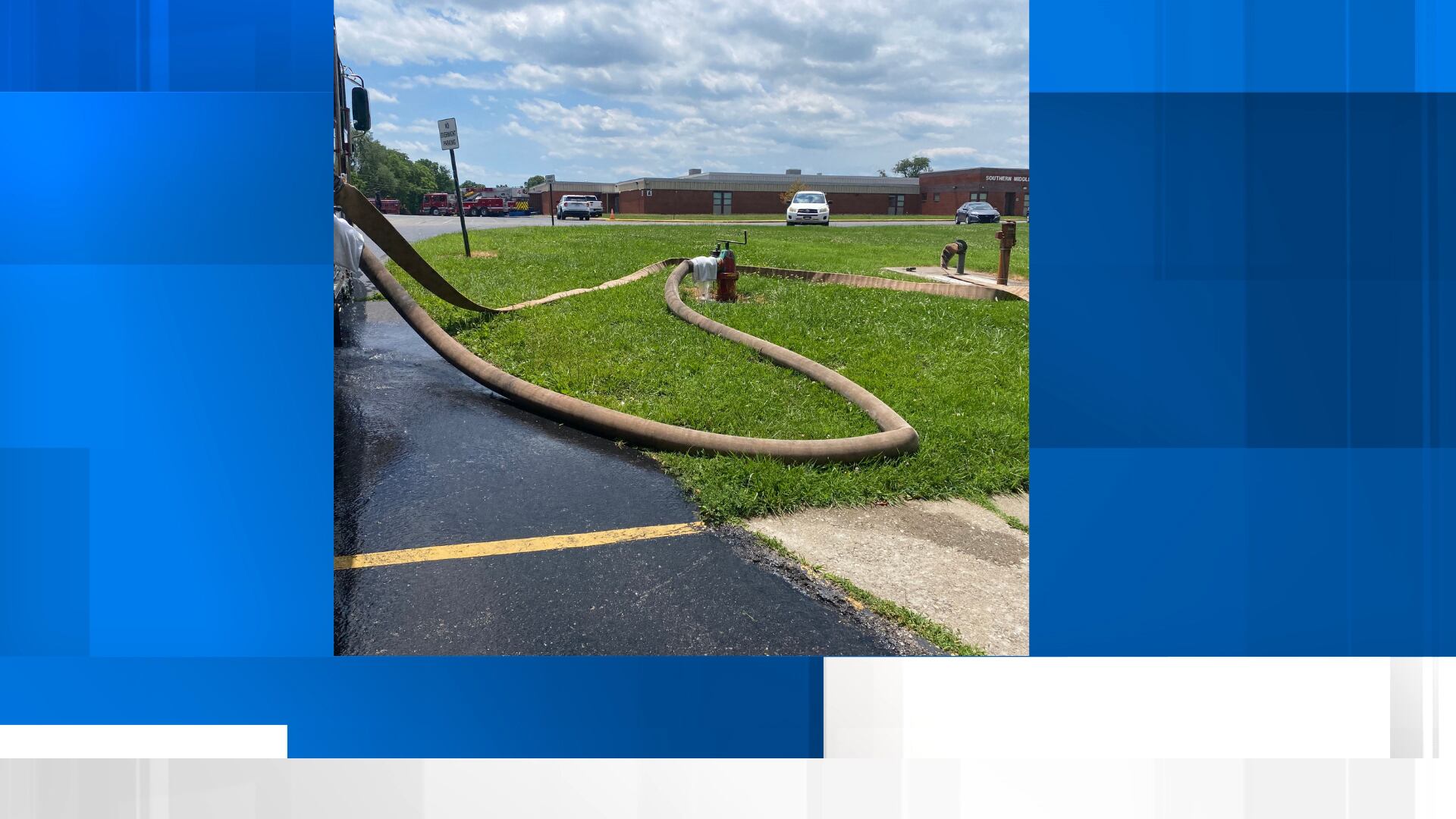 Fire crews respond to scene at Lexington middle school