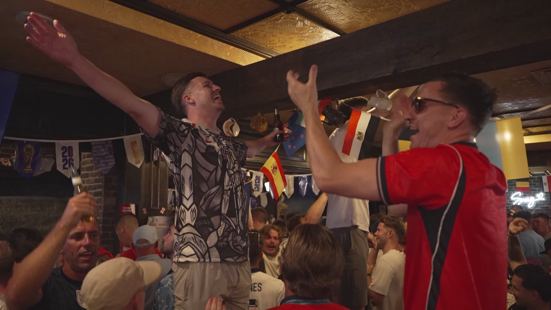 England fans flood Dallas ahead of World Cup game