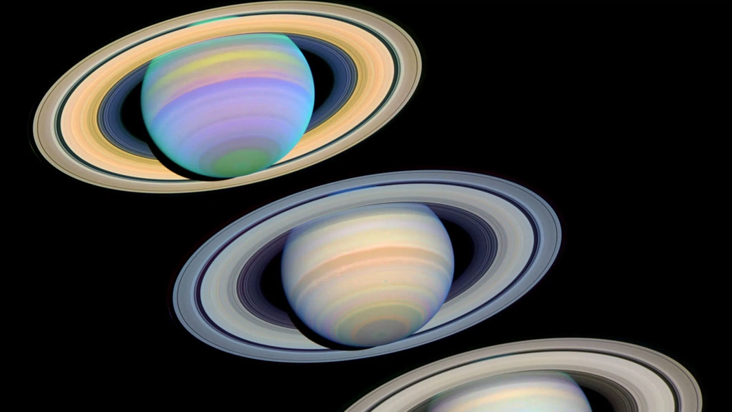 Saturn’s atmosphere, rings, and moons revealed