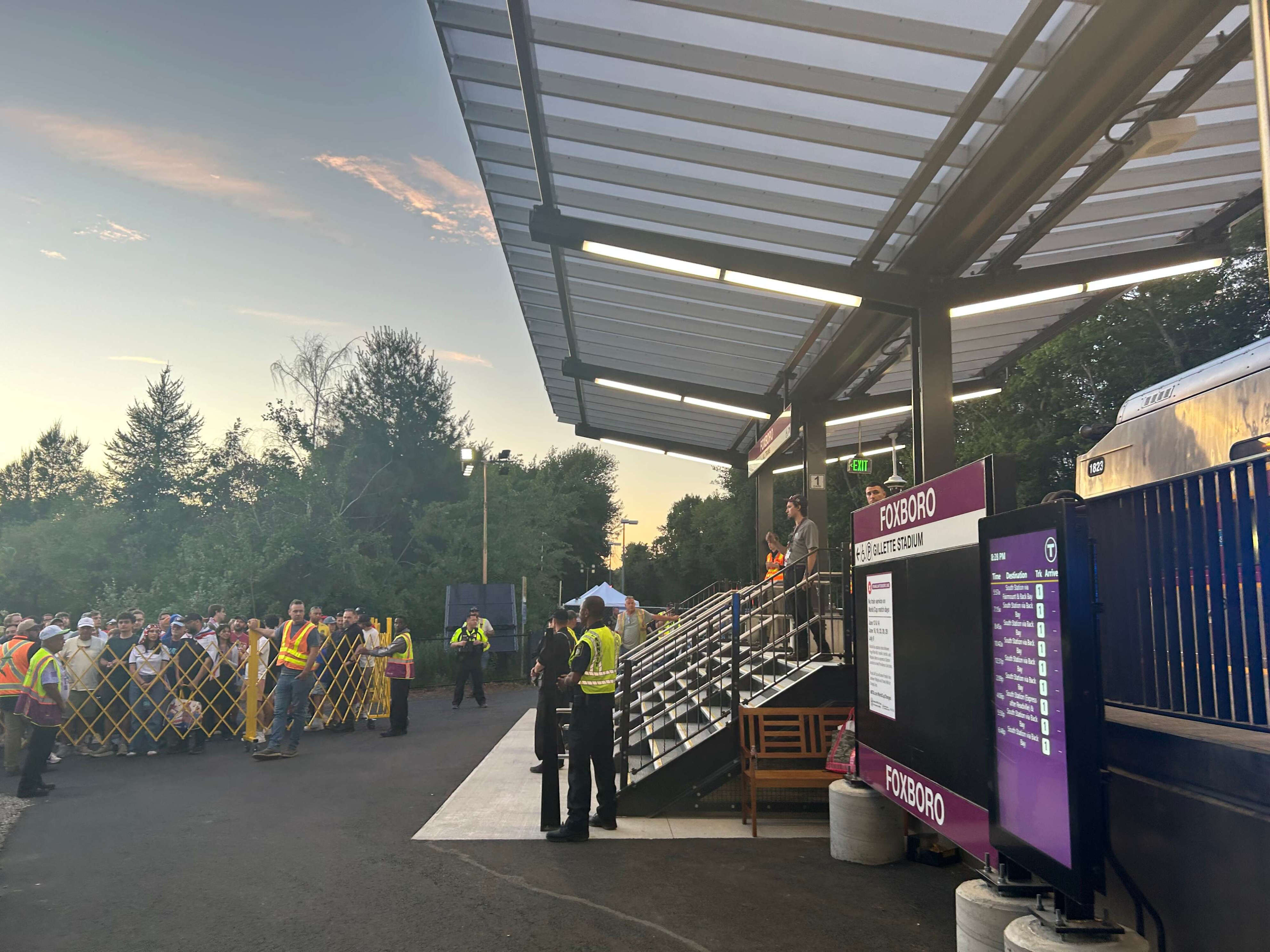 MBTA wins over World Cup fans with smooth rides to Foxborough