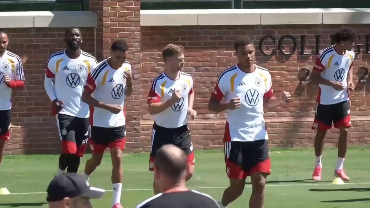 Germany train ahead of 2nd WC group stage match against Ivory Coast