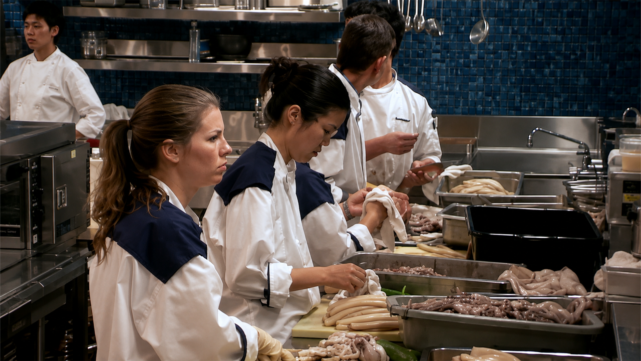 Gordon Ramsay cooked a private dinner for five contestants and what he ...