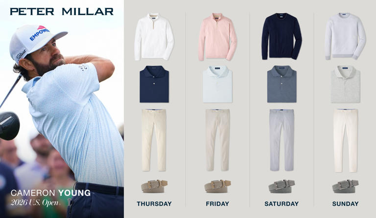 2026 US Open apparel for Jason Day, Viktor Hovland, Cameron Young and more