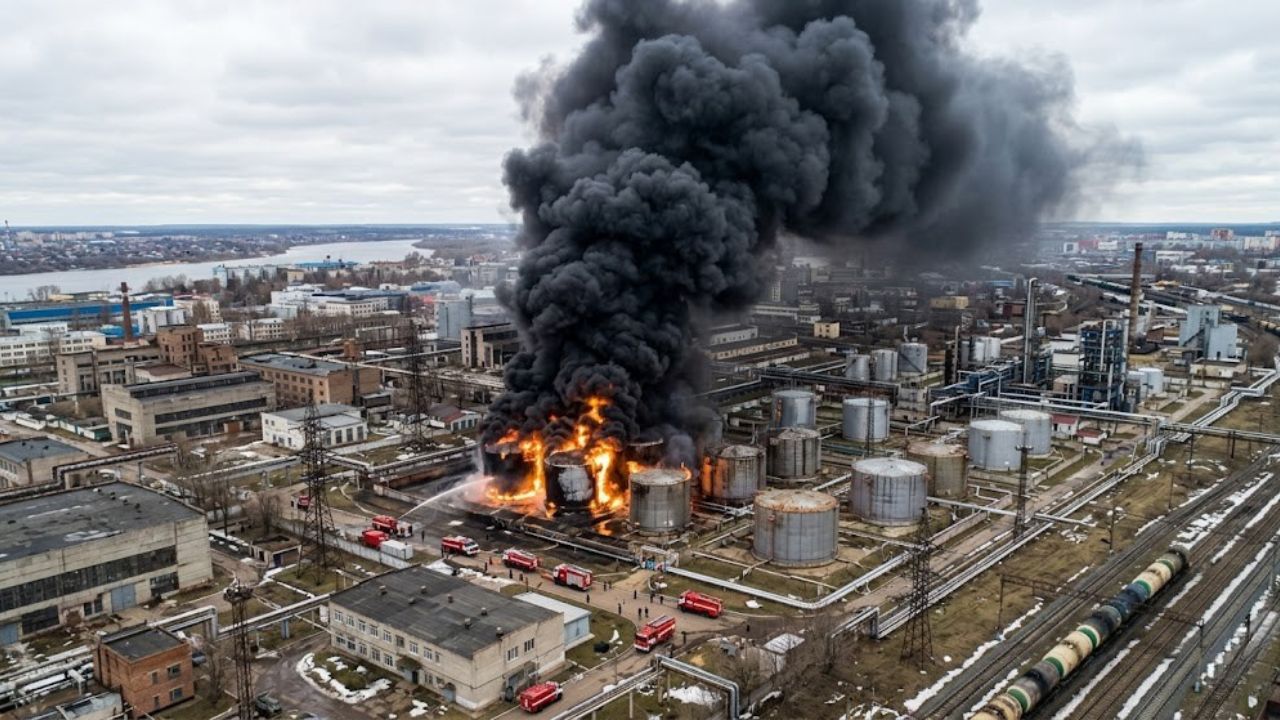 Ukrainian Drone Strikes Russian Missile Production Facility 900 Miles ...