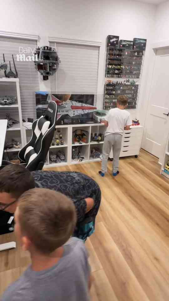 Uncle surprises nephews with massive LEGO collection