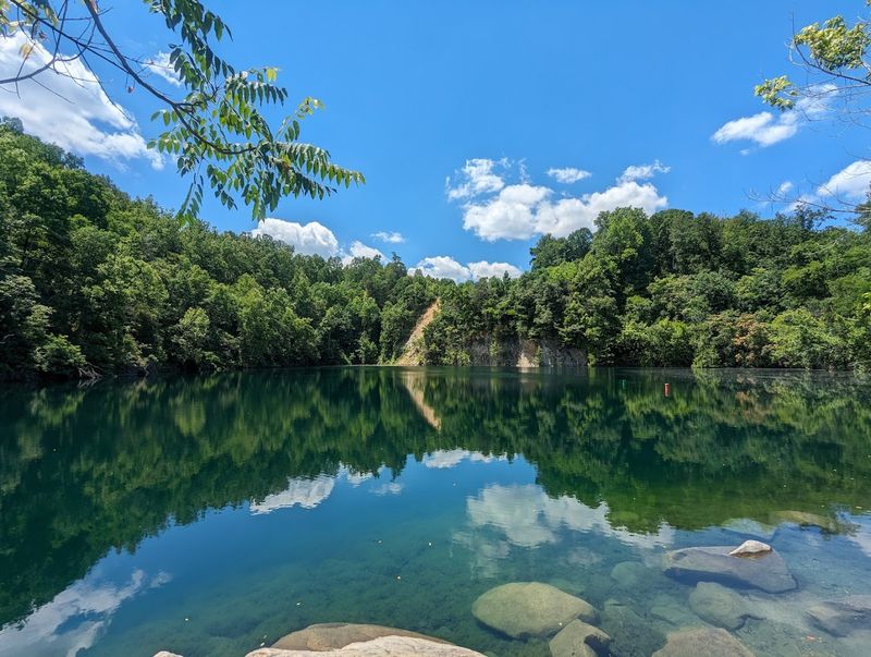 This massive flooded Virginia quarry secretly holds a sunken jet ...