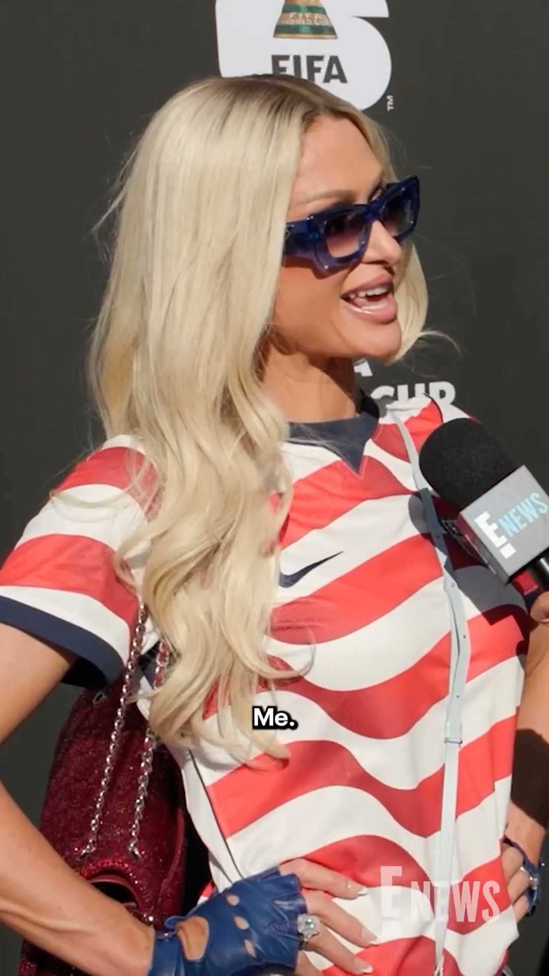 Paris Hilton knows she an icon at the FIFA World Cup