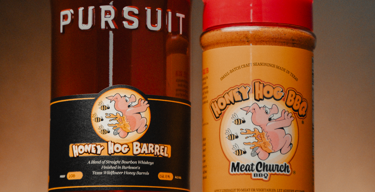 Pursuit Spirits & Meat Church launch Honey Hog Bourbon