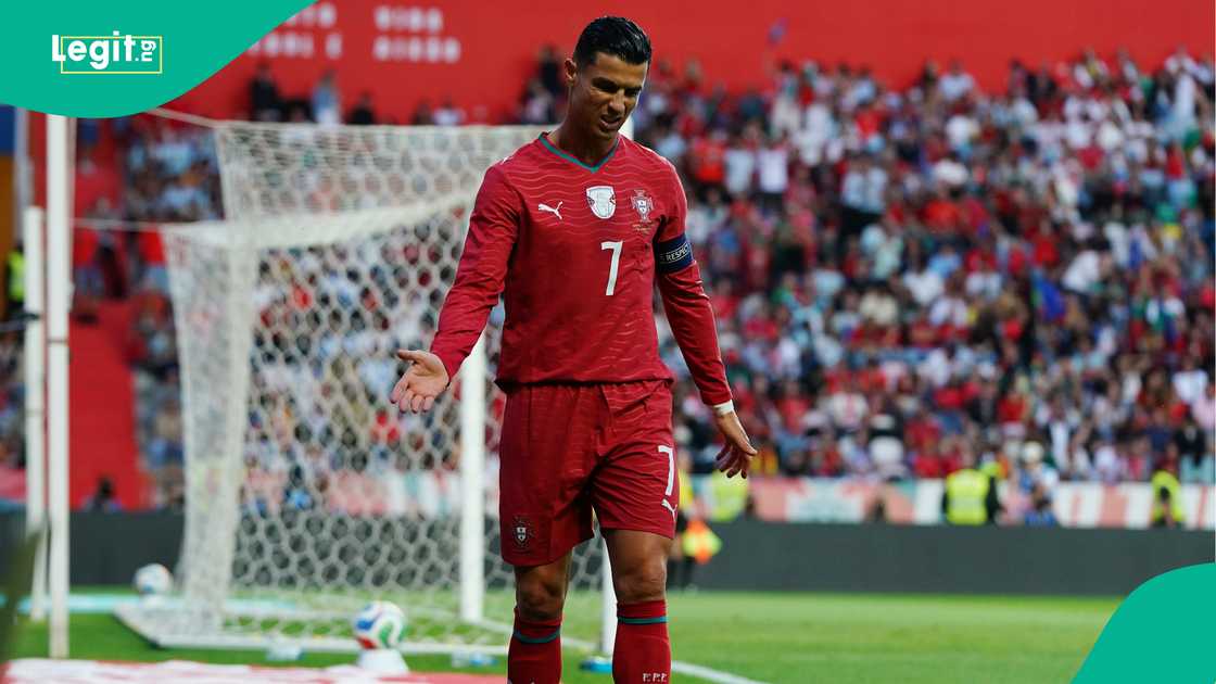 Cristiano Ronaldo matches Lionel Messi and sets age record in Portugal ...