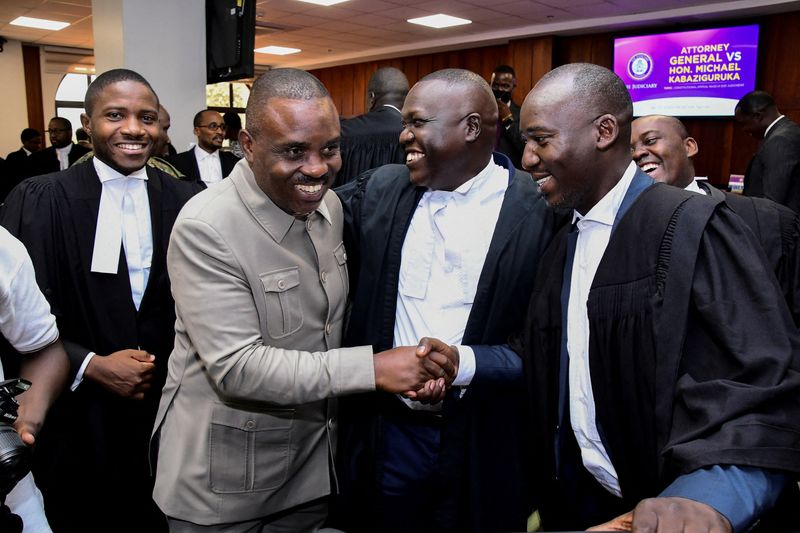 Ugandan opposition figure's lawyer charged with treason-related offence