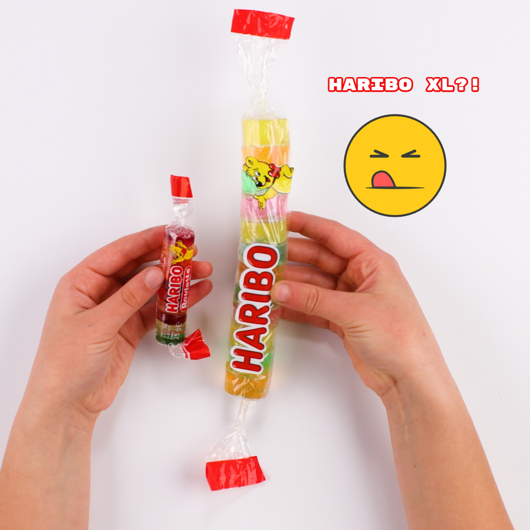 Creating an XL Haribo package! 🍬
