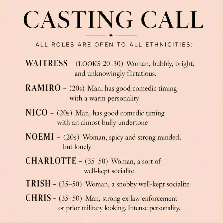 Casting call for 'The Gap', set for filming in El Paso and Cloudcroft