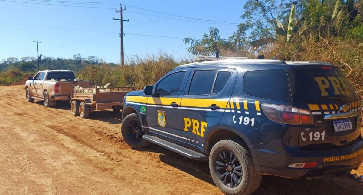 PRF em Rondônia apreende quase 2,5 toneladas de cassiterita em Ariquemes