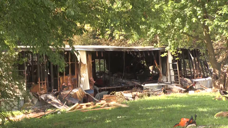 Trailers destroyed by fire in McLean County