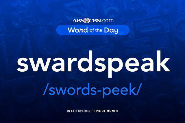 Word of the day for June 18, 2026: swardspeak