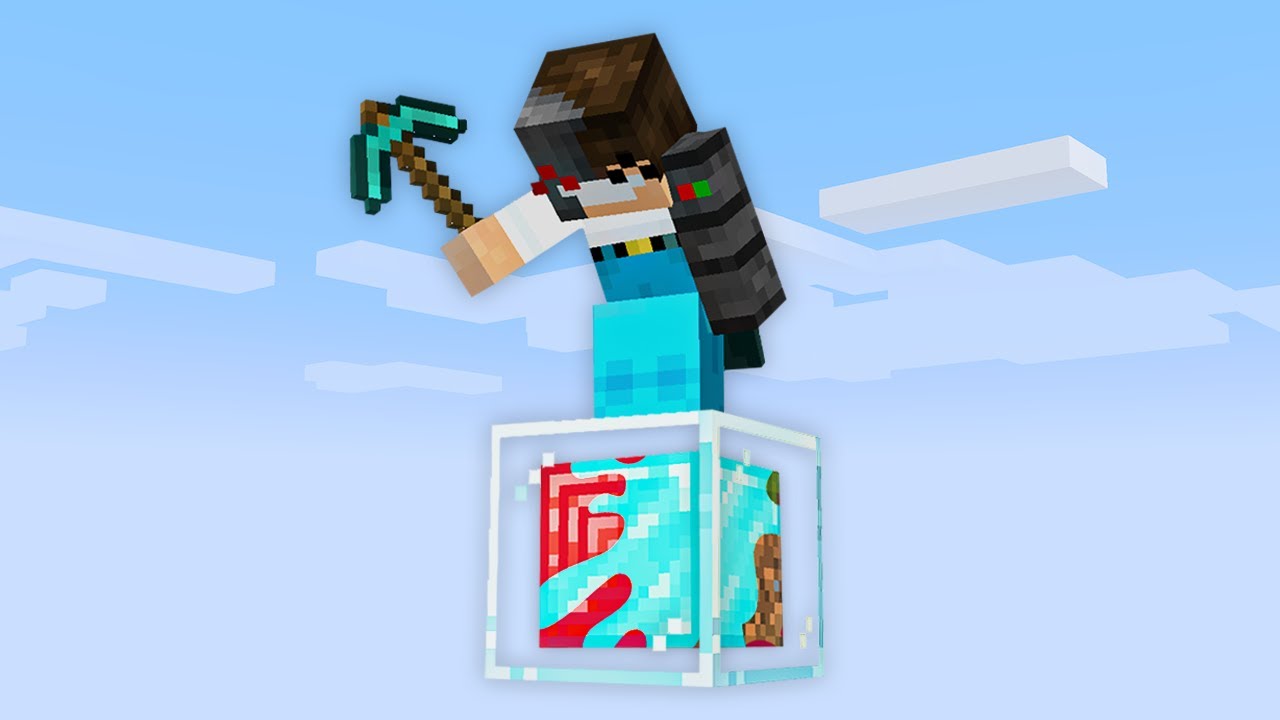 Minecraft, but it's only 1 modded block