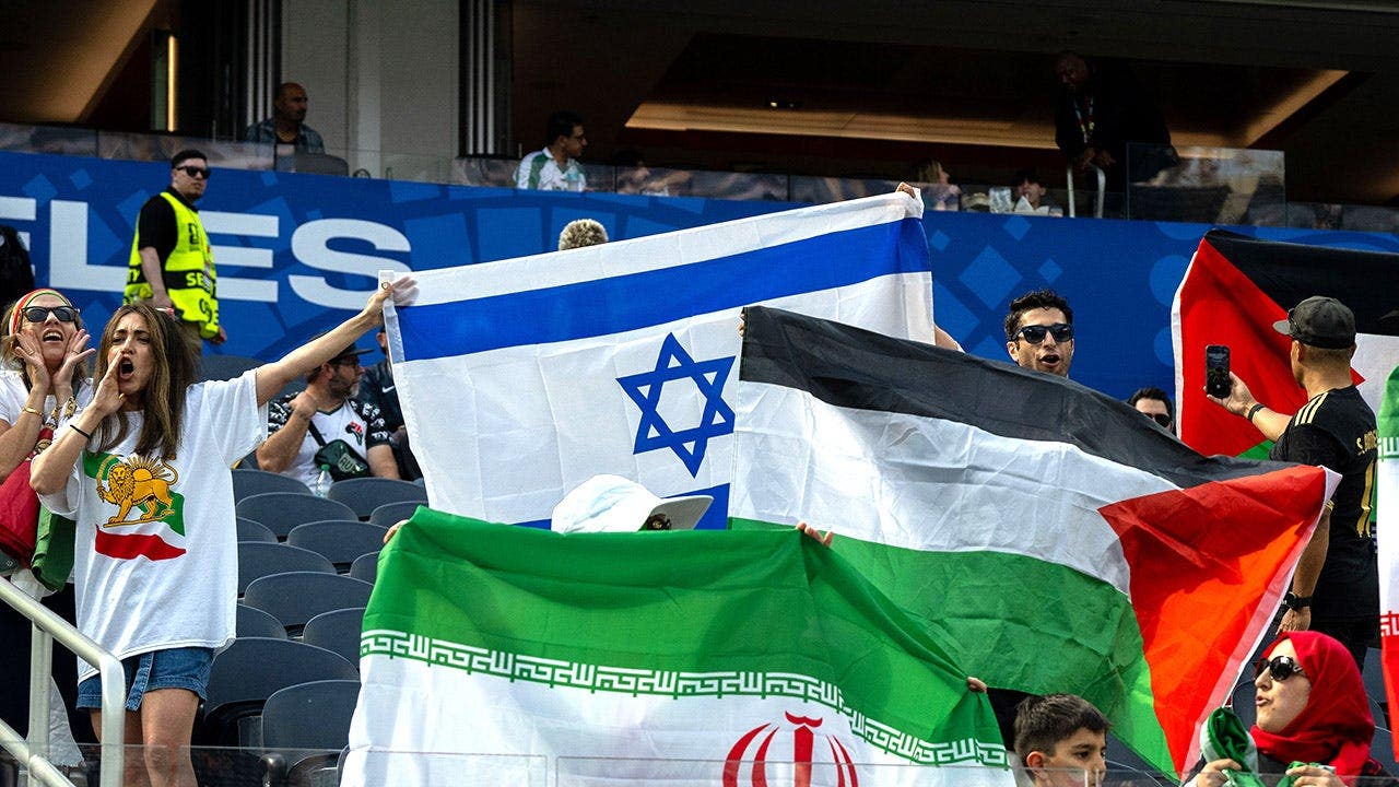 Israeli flag confiscated at Iran World Cup game while Palestinian flags ...