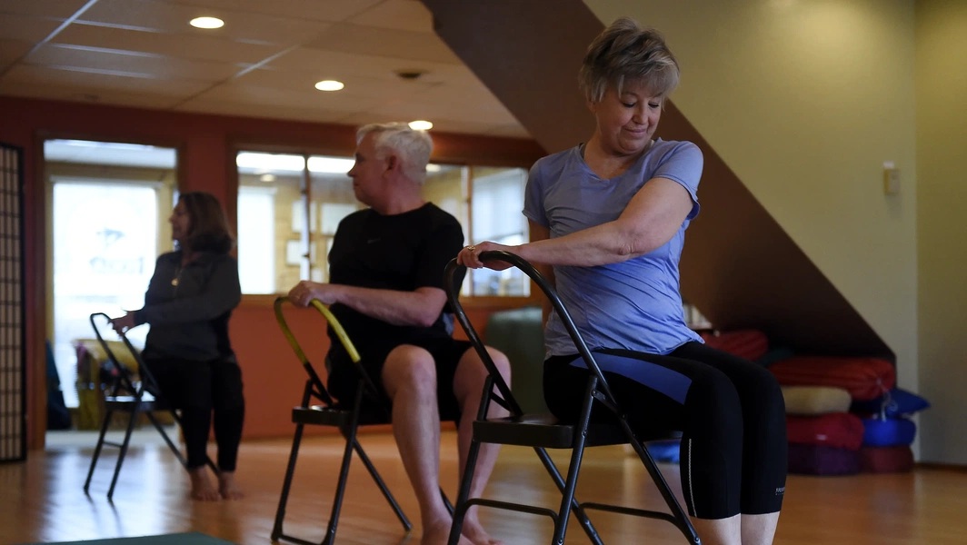 Gentle chair exercises for joint mobility