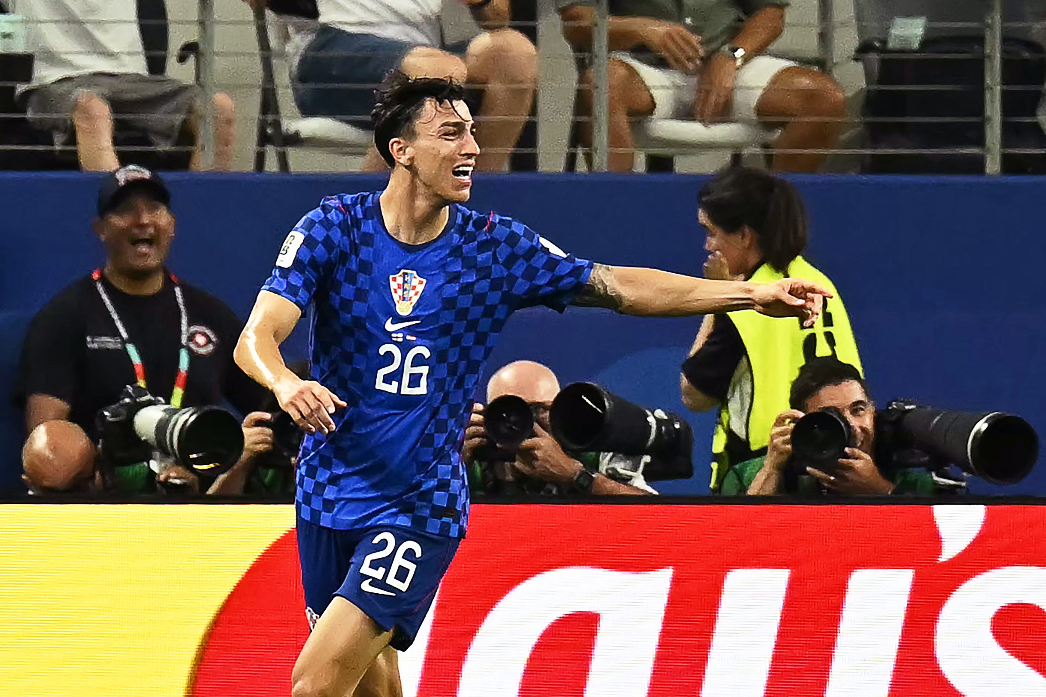 Croatia's Petar Musa scores World Cup goal in front of home crowd in Dallas