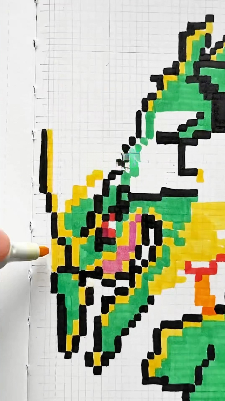 Drawing with only pixels art challenge!