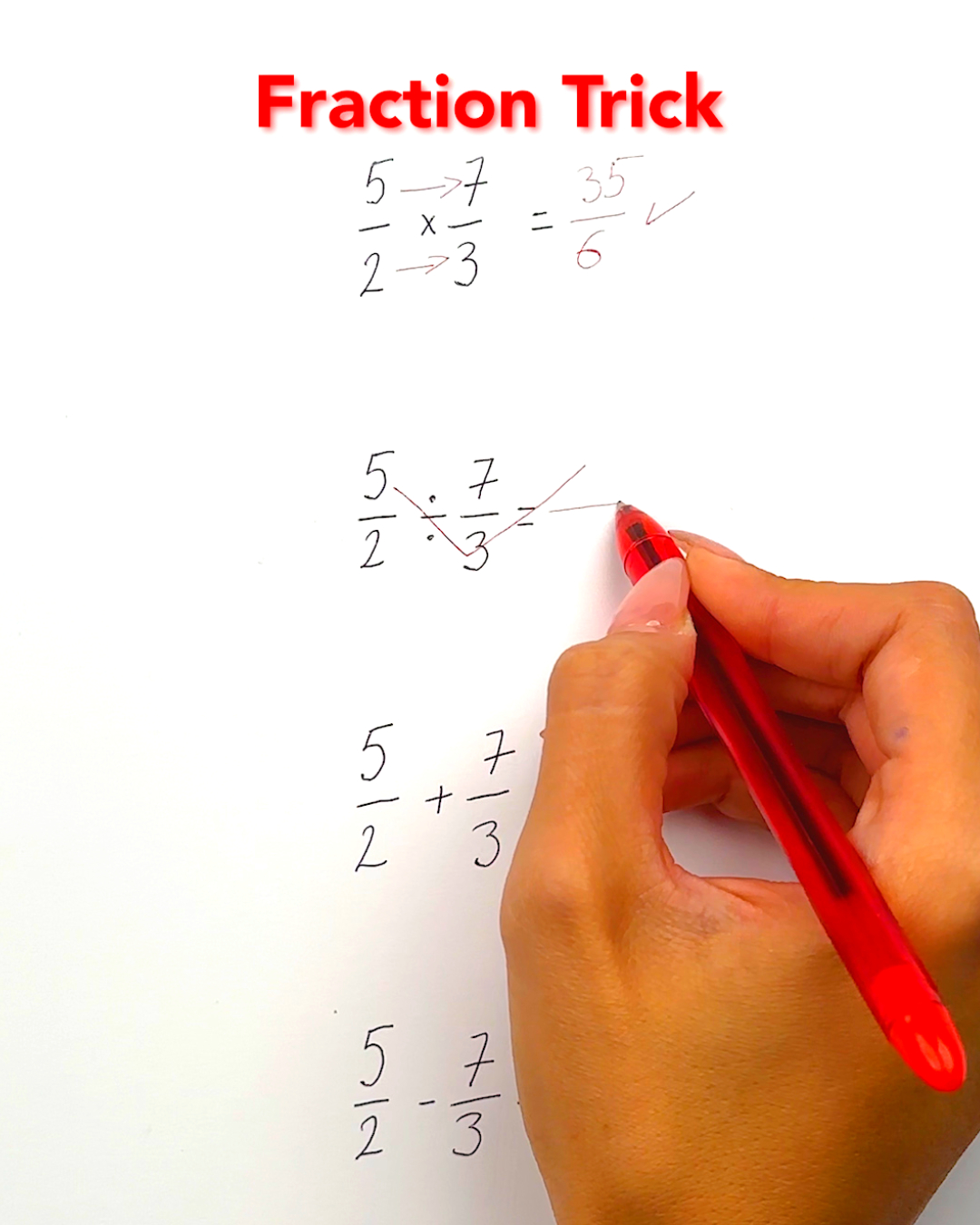 Fraction trick to simplify your calculations