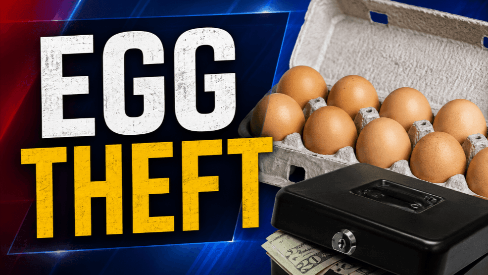 Police: Suspect poached cash and eggs from roadside stand