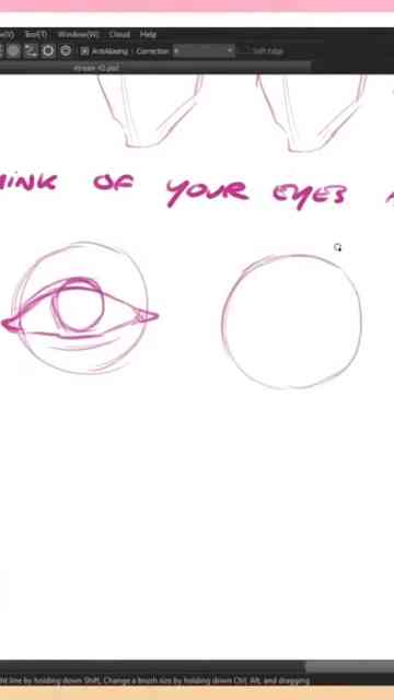 How to draw eyelids with better shape and depth