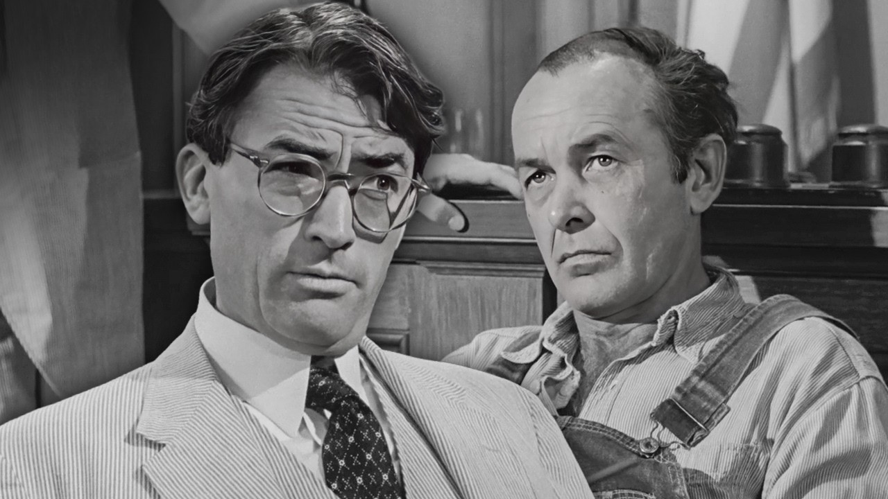 Atticus confronts Bob Ewell during the trial | To Kill a Mockingbird