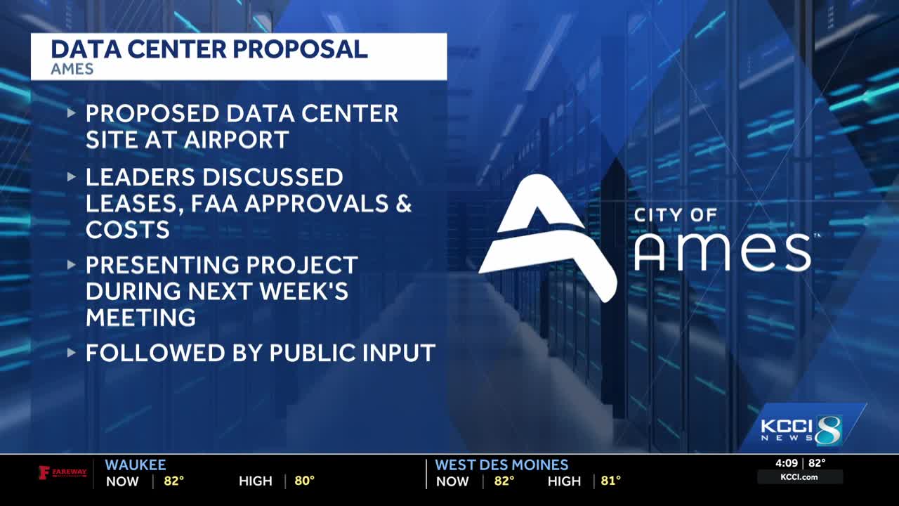 Ames discussing plans for data center at airport