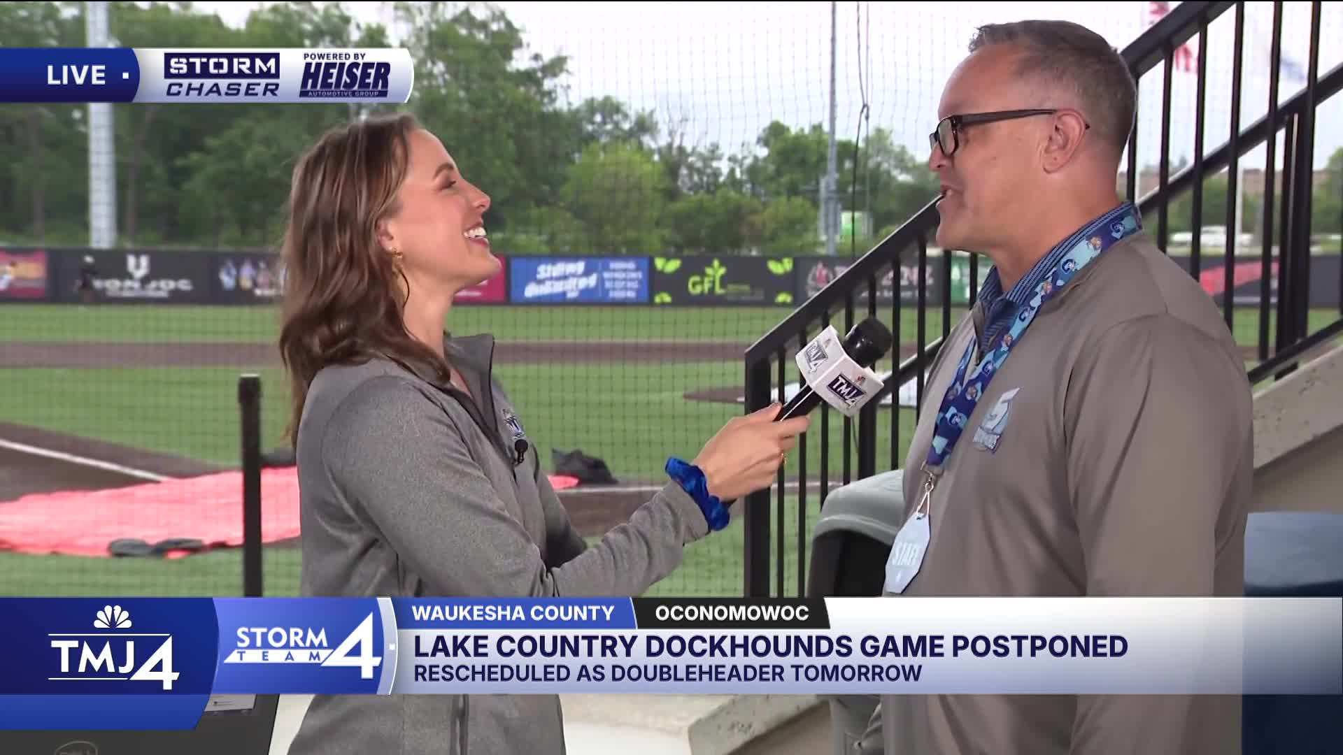 Lake Country Dockhounds game postponed