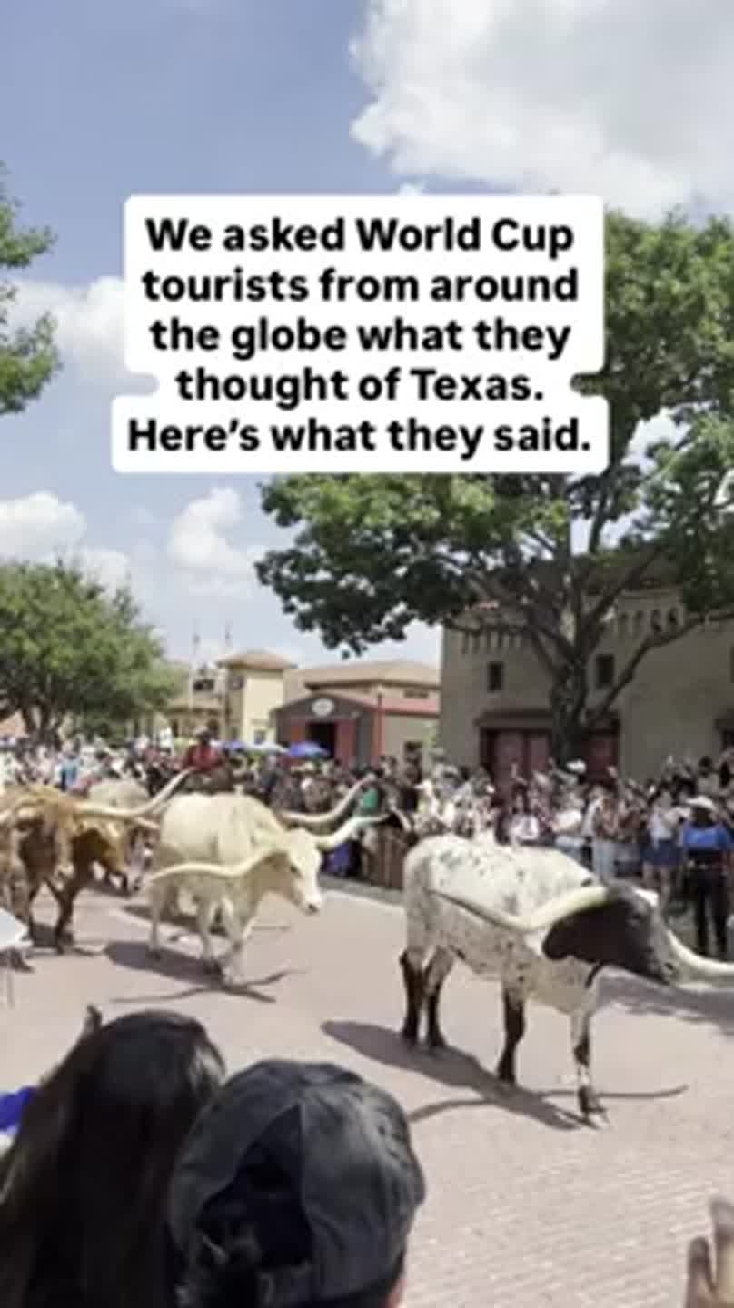 FIFA World Cup tourists give their first impressions of Texas