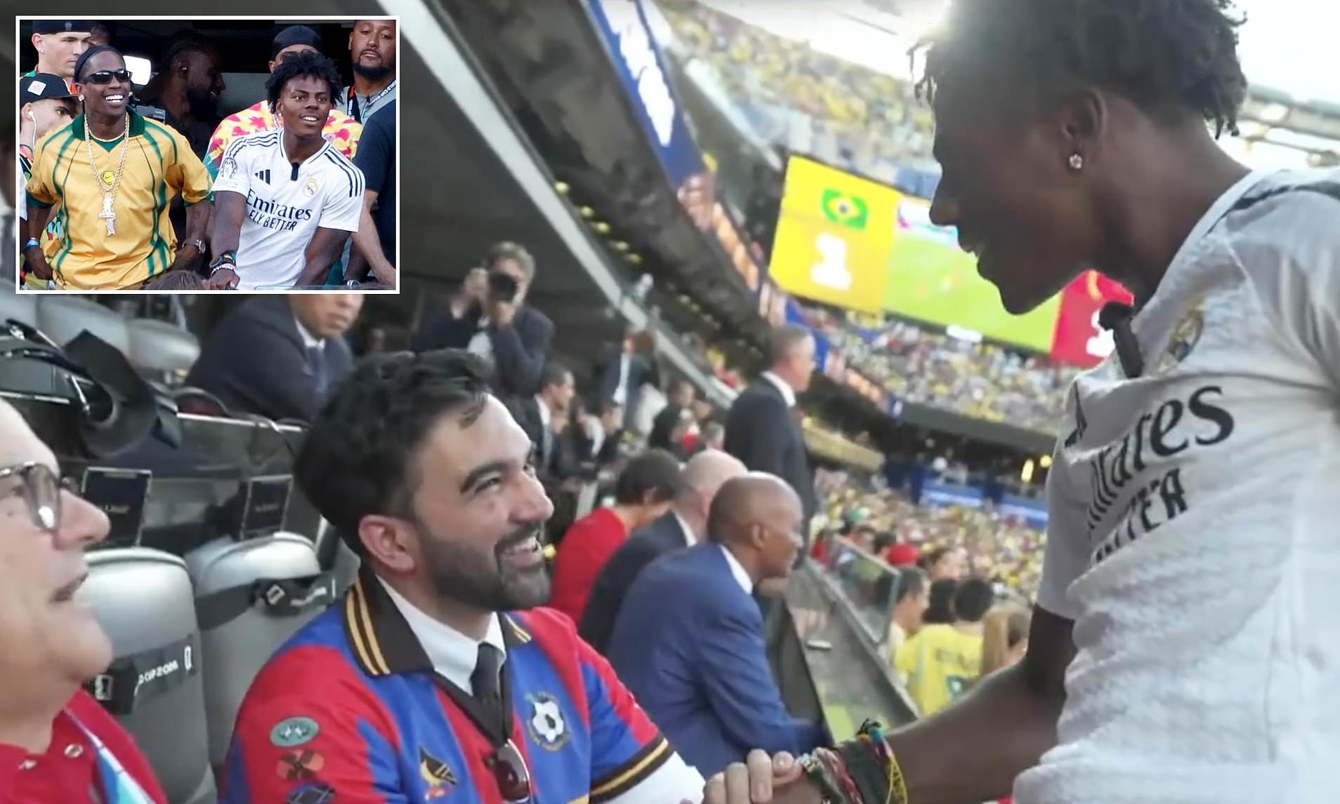 YouTuber has no idea he's sitting next to Mamdani at World Cup game as ...