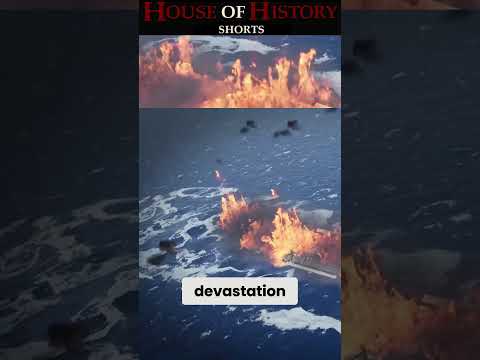 Akagi's devastation! Witness the aftermath of the Battle of Midway #ww2