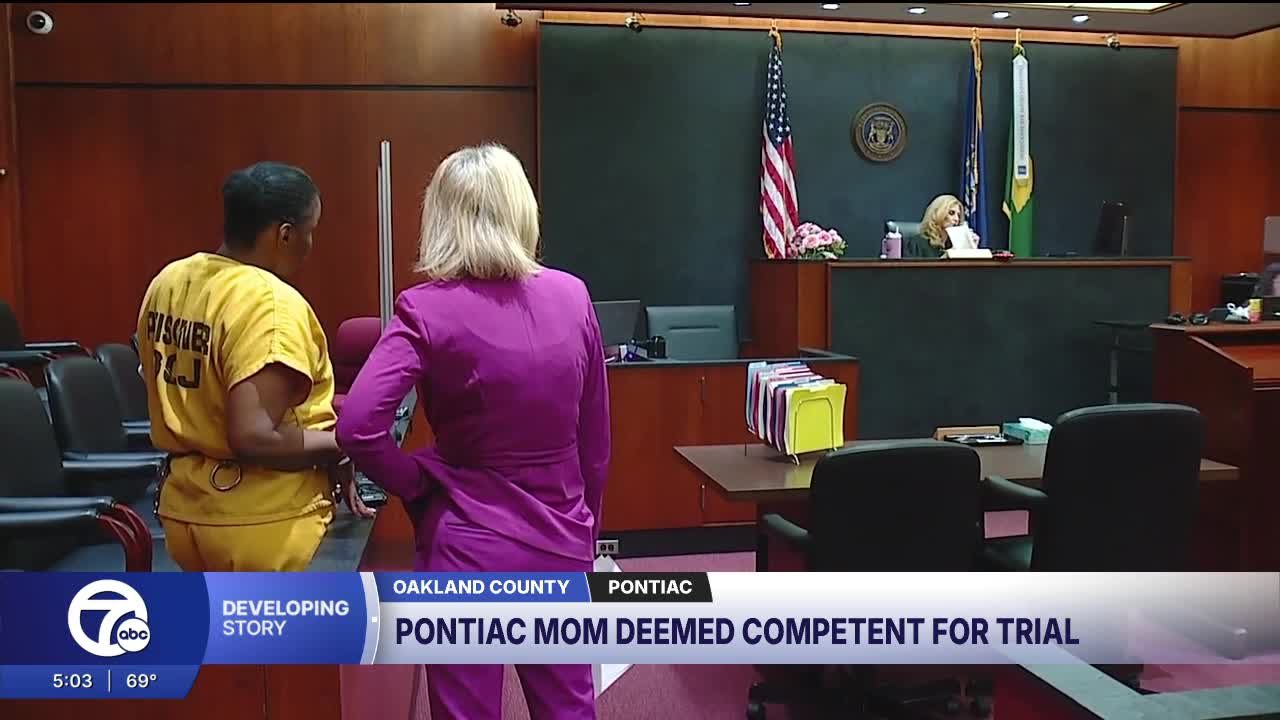 Pontiac mother in horrific child abuse case found competent to stand trial