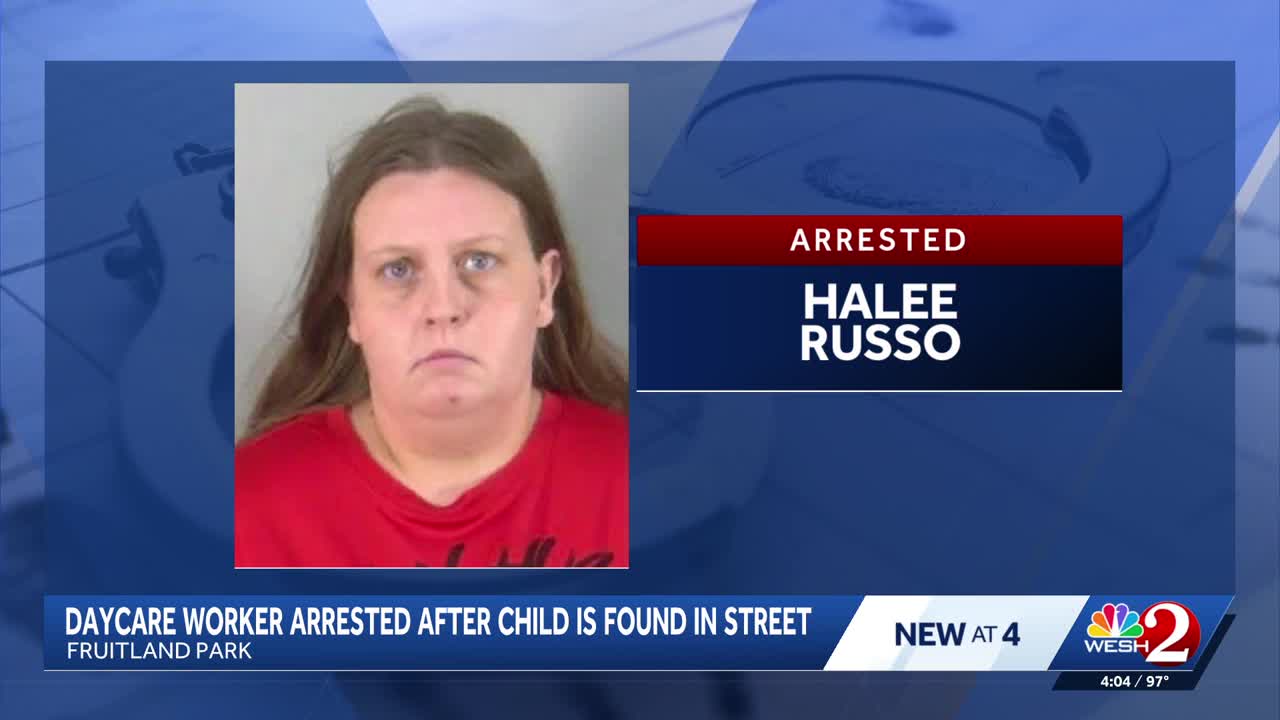 Florida daycare worker arrested after child seen running across highway ...