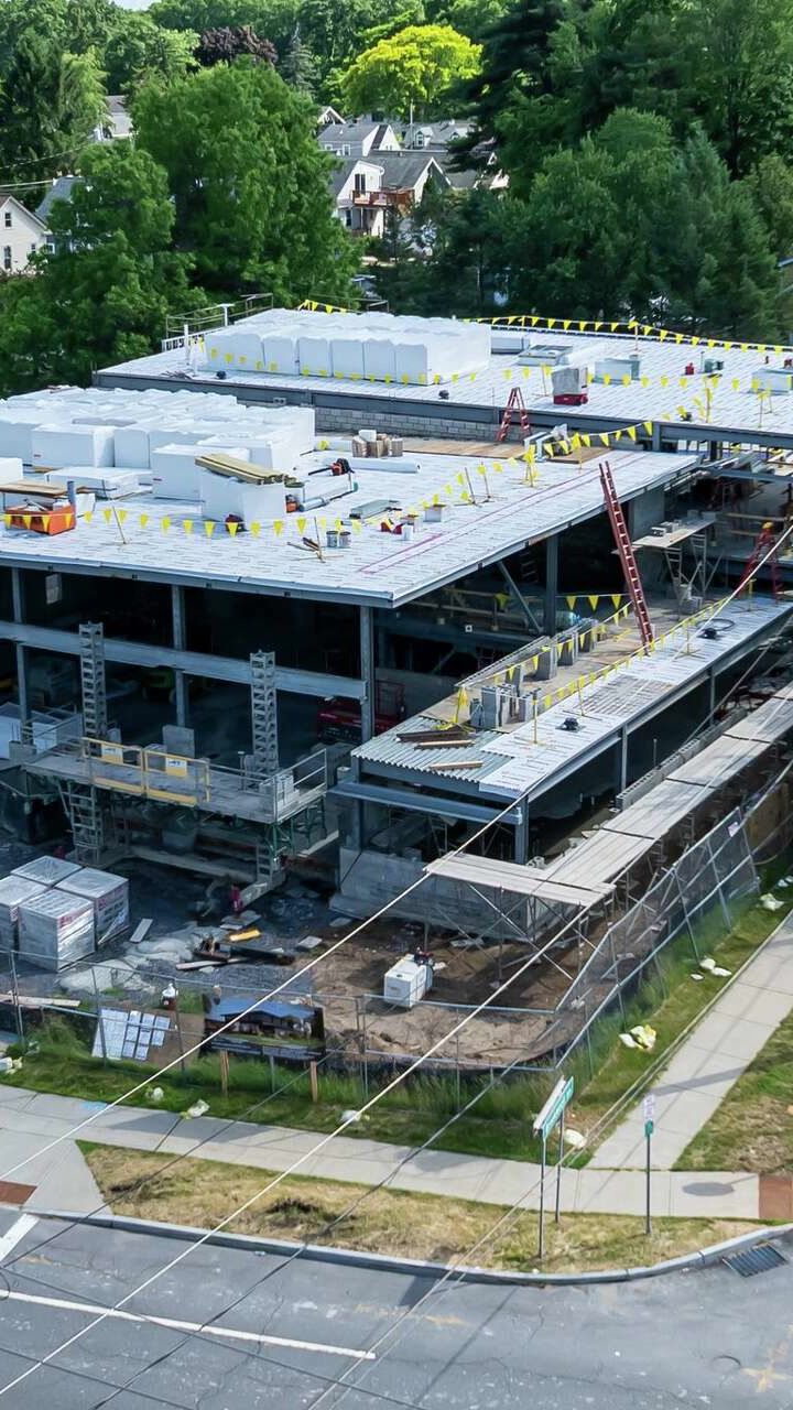 Scaffolds & cranes: New firehouse under construction in Guilderland