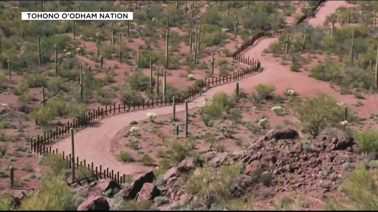 Legal fight brewing over secondary border fence on tribal land between ...