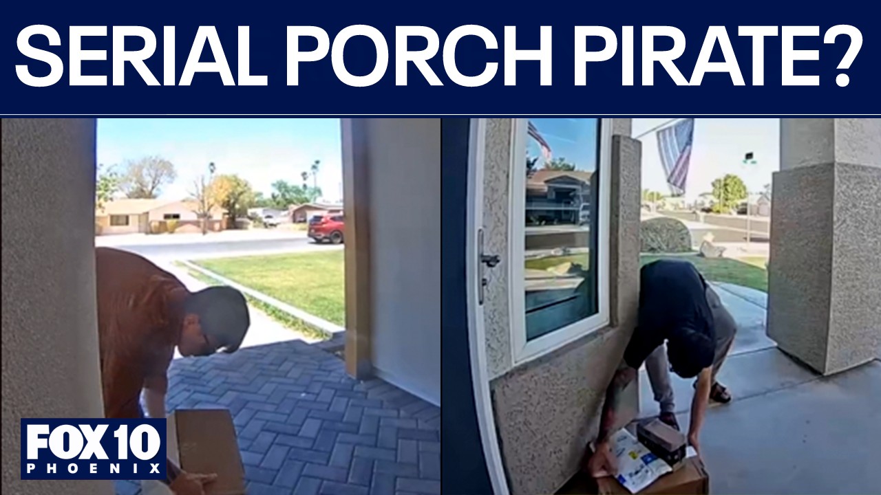 Alleged porch pirate arrested after Mesa theft string