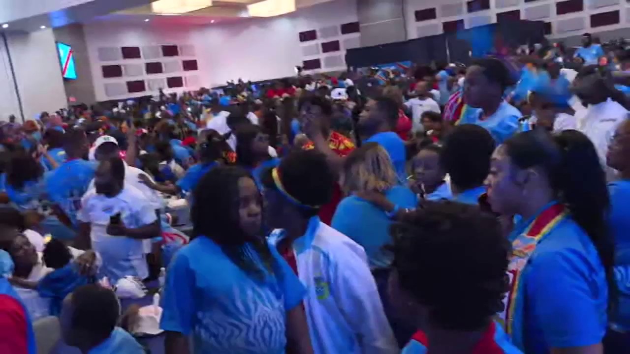 FULL VIDEO: DR Congo President addresses fans at Houston World Cup ...